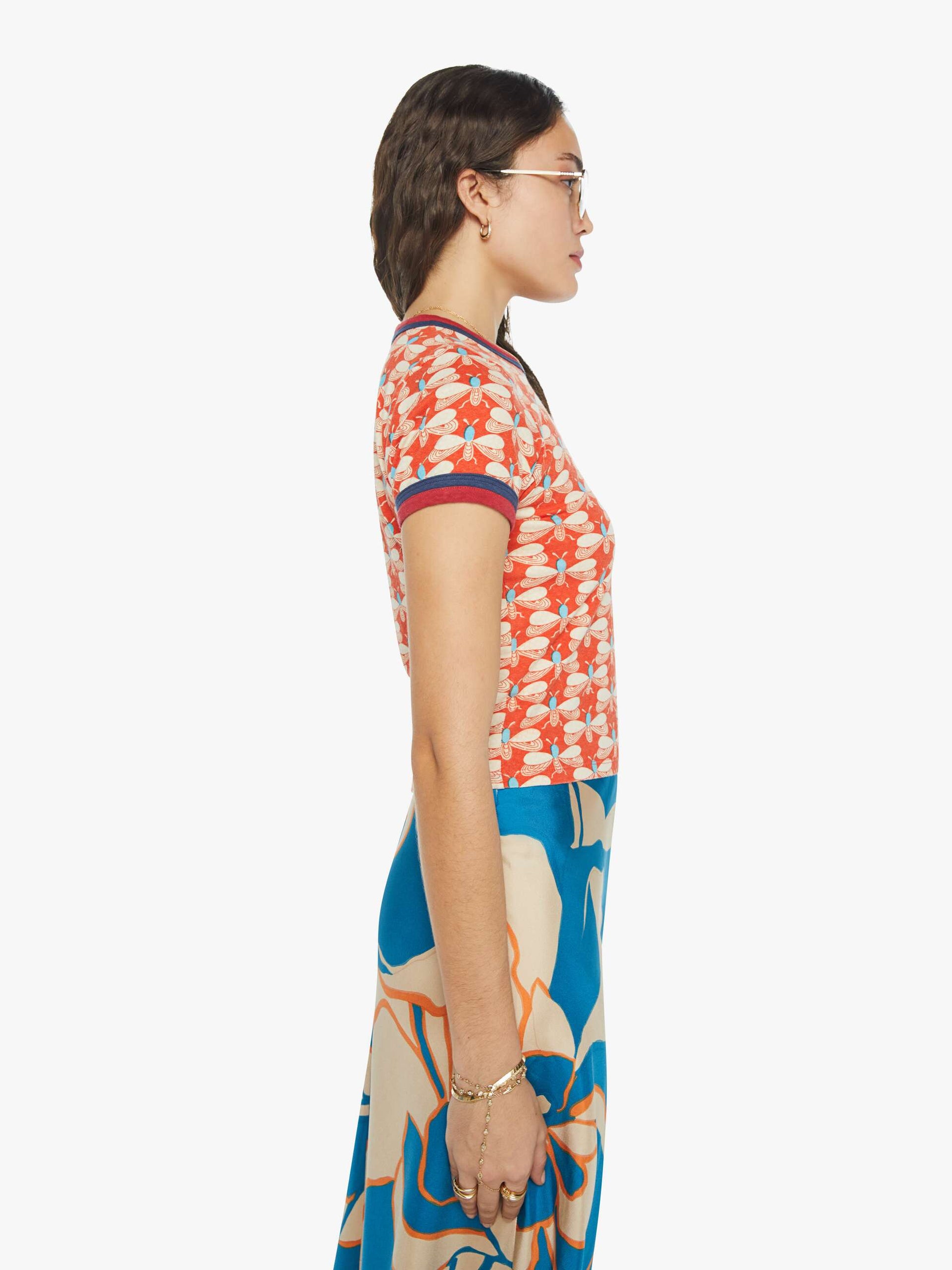 La DoubleJ x MOTHER The Itty Bitty Double Binder Ringer - Pull My Peta