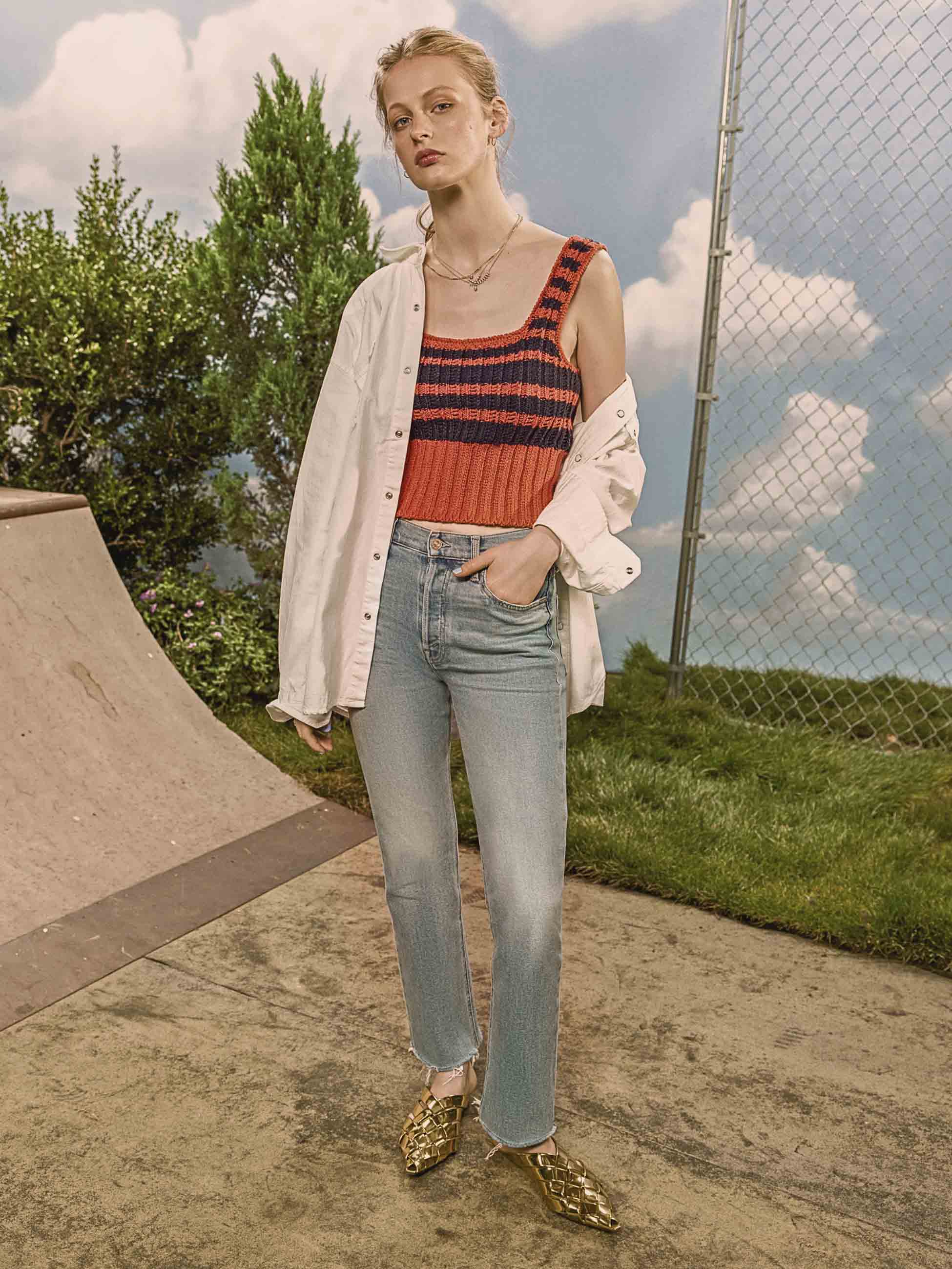 The Tripper Flood Fray - Look Ma, No Hands! | MOTHER DENIM