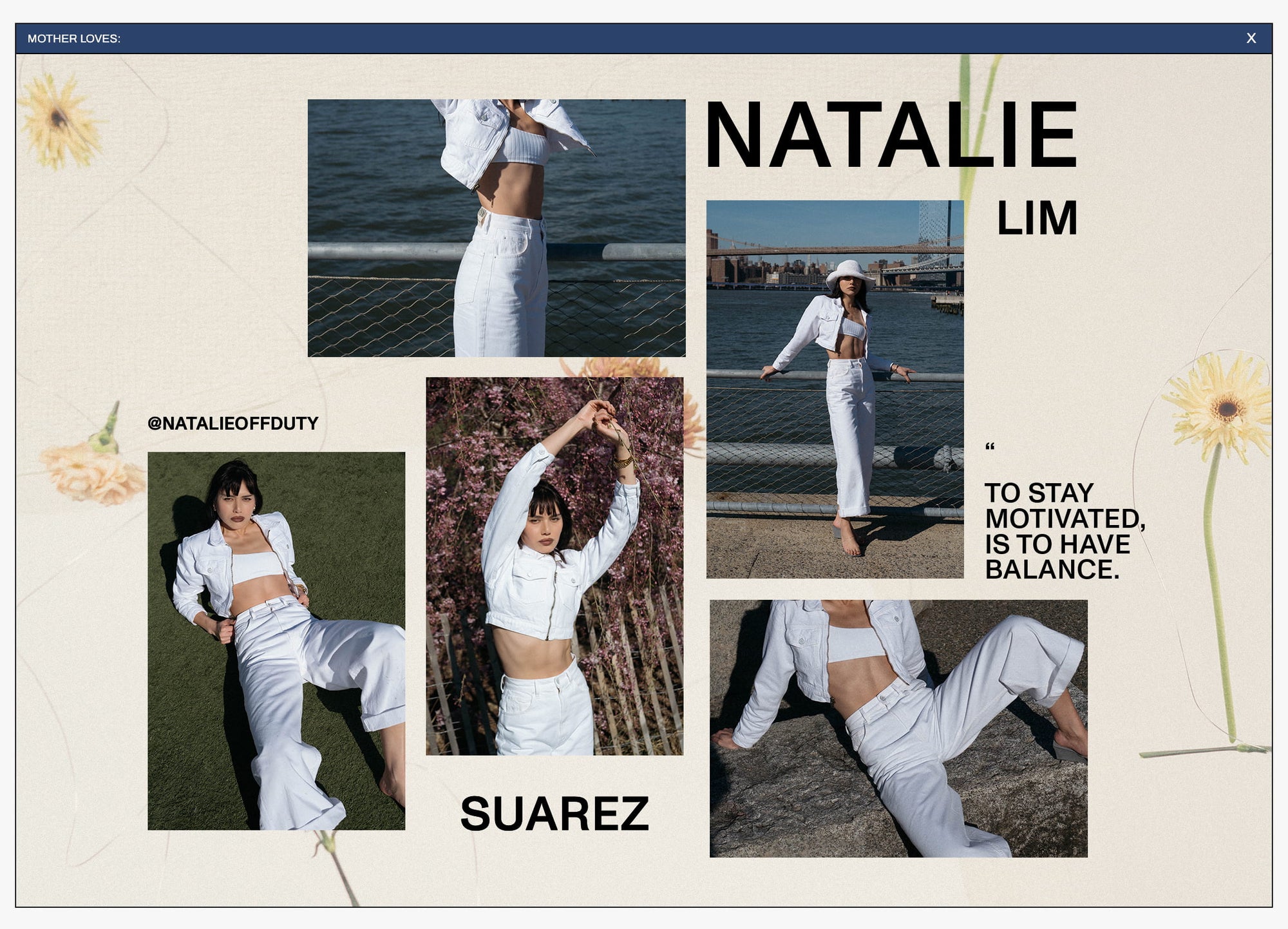 MOTHER LOVES: MEEKA HOSSAIN, MEI KWOK, NATALIE LIM SUAREZ & SASHA MEI