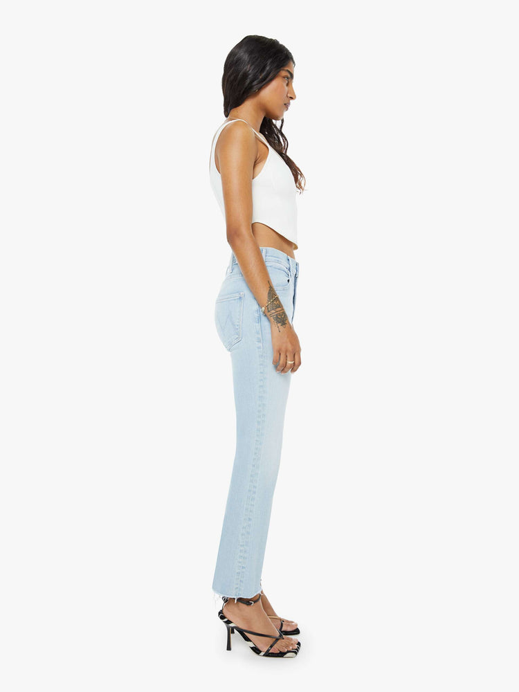 PETITES The Lil Hustler Ankle Fray - Ball's In Your Court | MOTHER DENIM