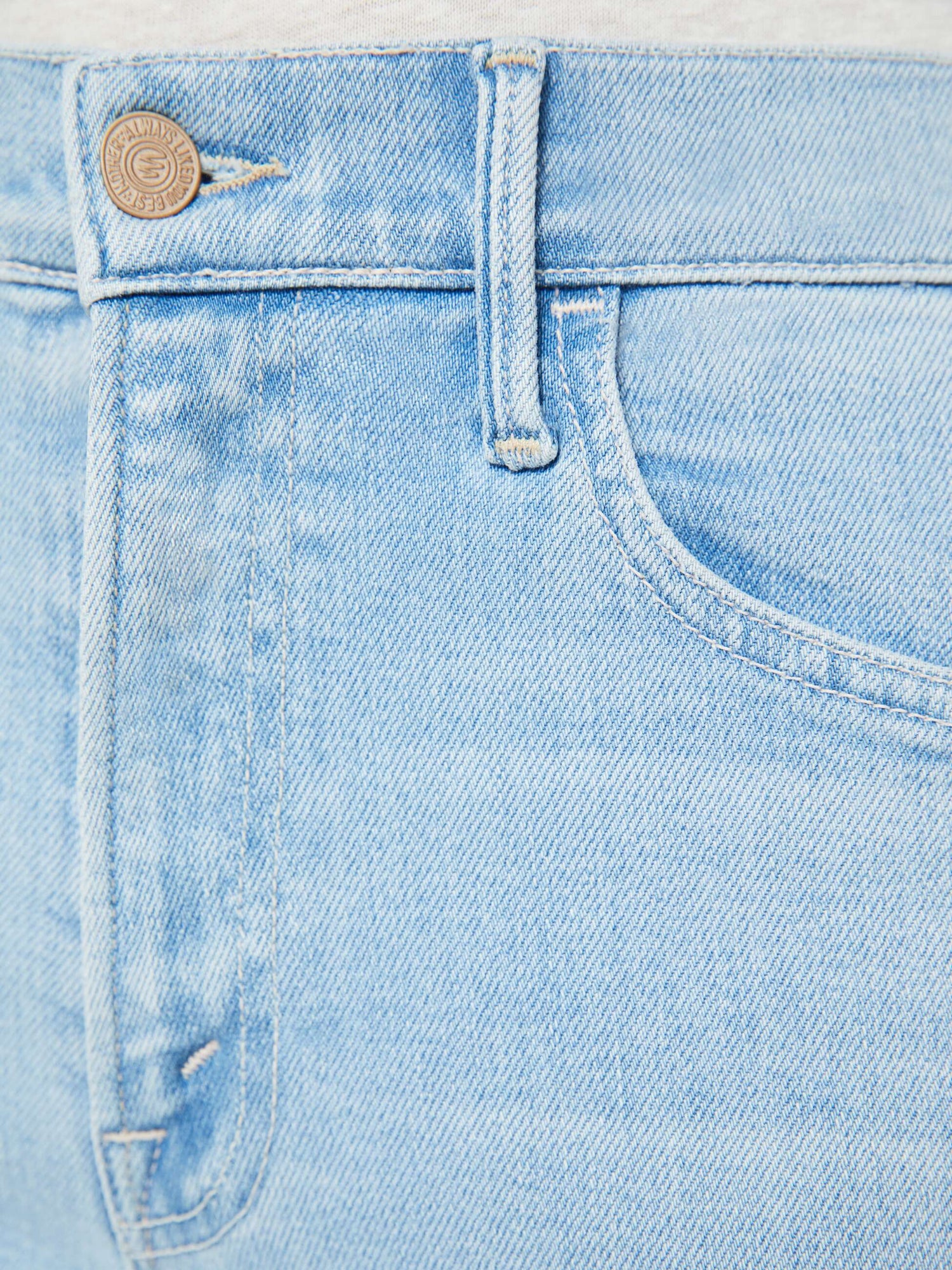 PETITES The Lil Hustler Ankle Fray - Ball's In Your Court | MOTHER DENIM