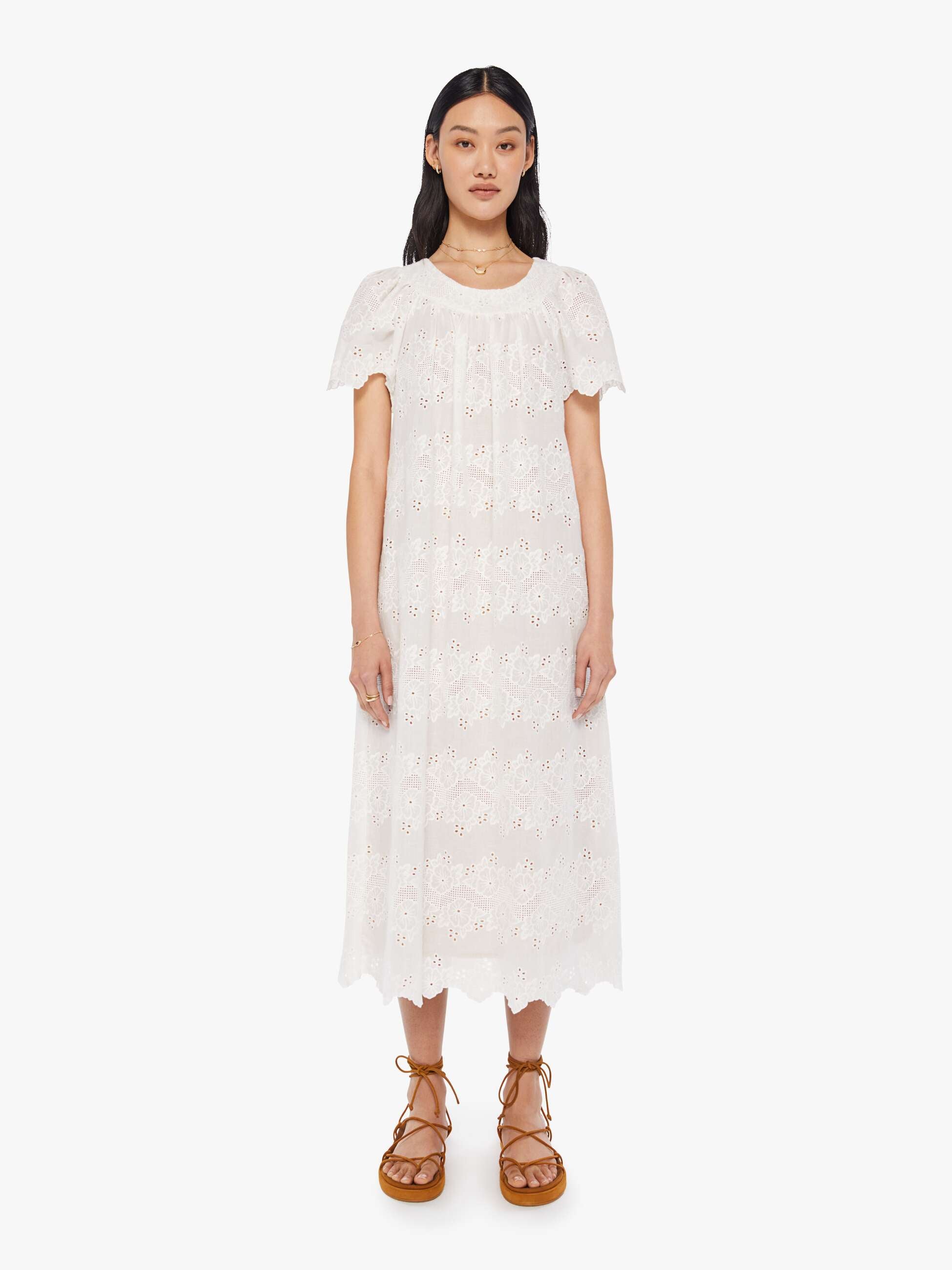 Natalie Martin Sienna Dress - Geranium Milk | MOTHER DENIM