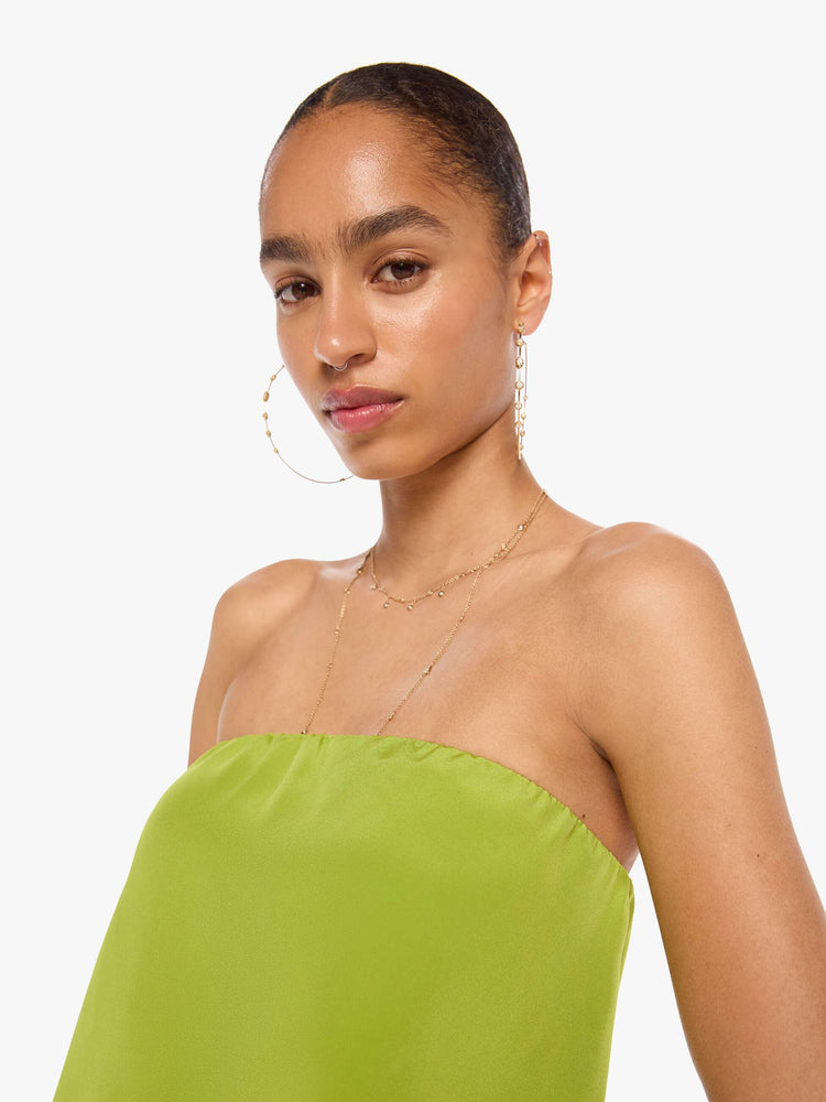 SABLYN Camden Strapless Top - Chartruese | MOTHER DENIM