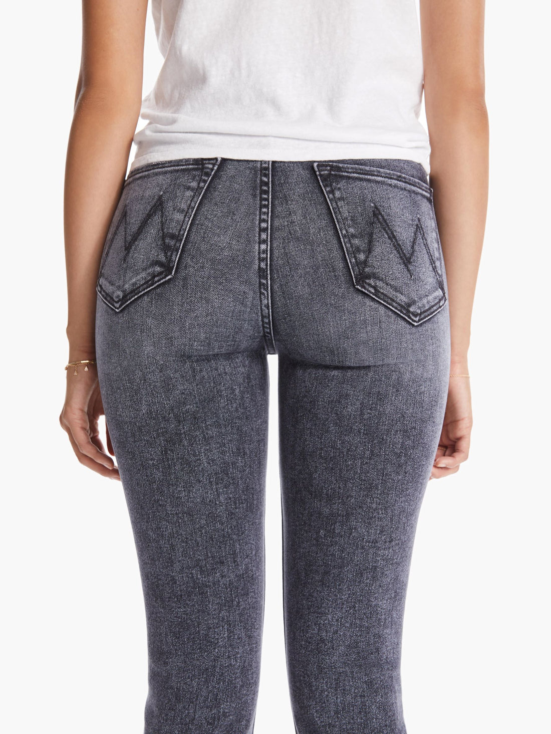 HIGH WAISTED RUNAWAY TRAIN STOPS | MOTHER DENIM